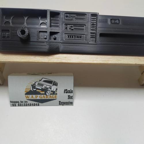 Jual dashboard rc scale adventure cherokee hardbody 3d print - Putih ...
