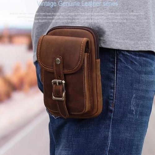 Jual Tas Pinggang Hp - Asli Kulit Sapi - Waistbag Kulit - Tas Hp Pria ...