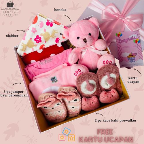 Jual Hampers Bayi Perempuan Hampers Baby Girl Newborn BabyGift Kado ...