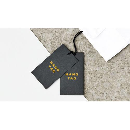 Promo Label Baju Hangtag Custom Ukuran - 8x3 cm, laminasi - Kota ...