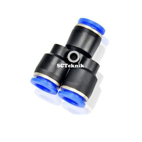 Jual Neple FITTING PNEUMATIC Y UKURAN selang 8MM X 8MM X 8MM - Kab ...