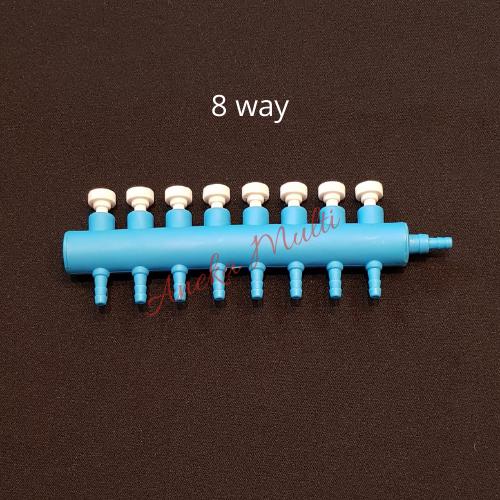Jual Air Flow aerator Divider splitter Pembagi Udara 8 way dengan valve ...