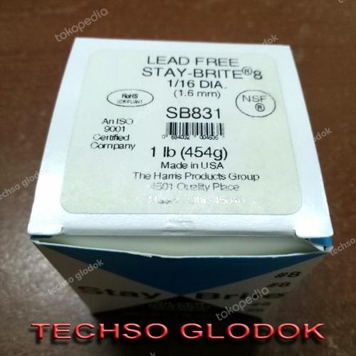 Jual Kawat timah solder paduan perak/silver solder HARRIS STAY-BRITE 8 ...