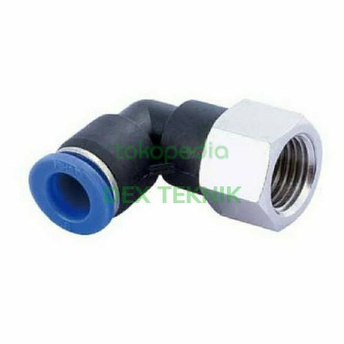Jual Fitting pneumatic elbow female 8mm x drat 1/4inch PLF ELBOW PLF 8-02 - Jakarta Barat - DEX ...