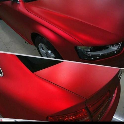 Jual Sticker Skotlet merah matte chrome Derek merah satin - Fanchi ...