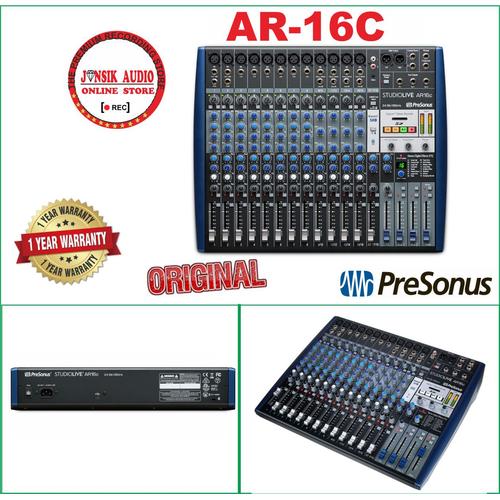 Jual PreSonus StudioLive AR16c Hybrid Digital/Analog Performance Mixer ...