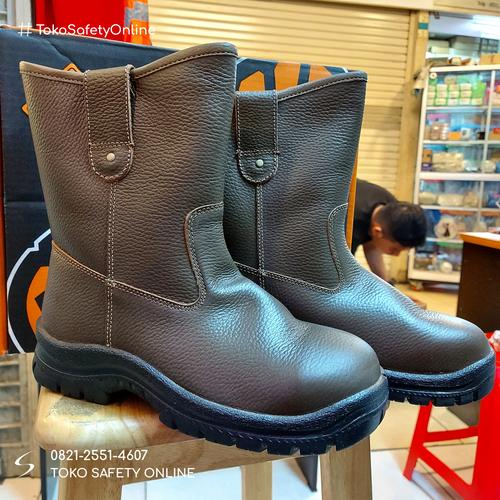 Jual Safety Shoes Boot Krusher Texas / Sepatu Safety Boot Krushers ...