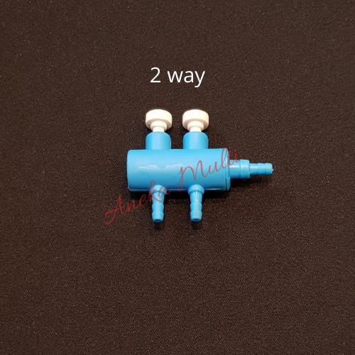 Jual Air Flow Divider splitter Pembagi Udara 2 way dengan valve B ...