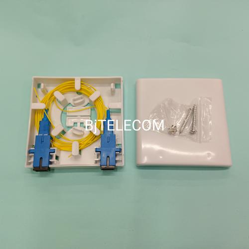 Jual roset FO 2 core fullset/ roset SC 2 core lengkap/ roset FTTH 2 ...