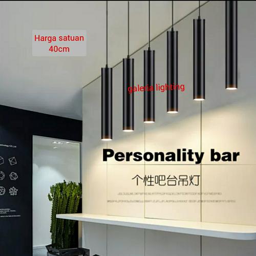 Jual Lampu gantung minimalis dekorasi mini bar tipe 777/40cm - Putih ...