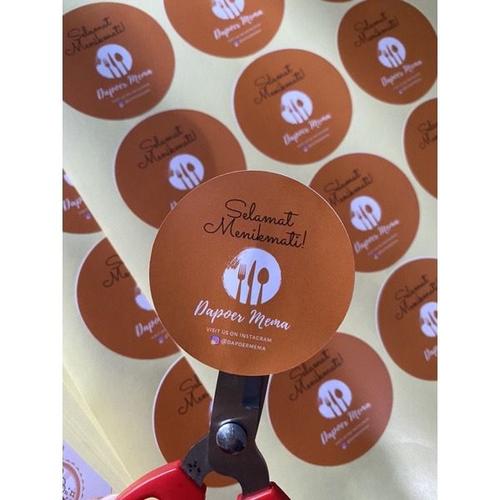 Jual Cetak Stiker Label + Stiker Makanan + Stiker Olshop + Bahan Chromo ...
