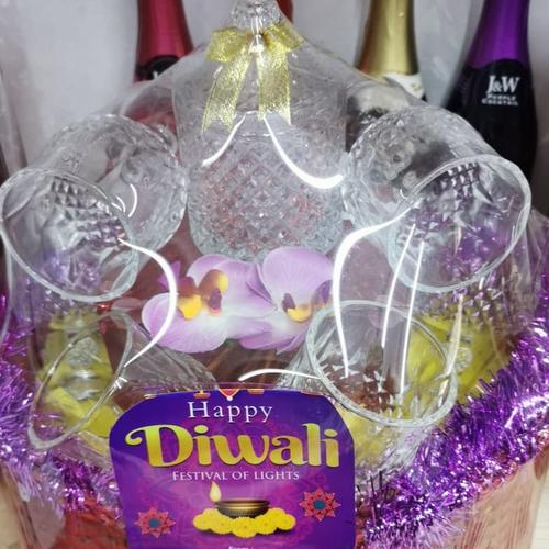 Jual PARCEL DEEPAVALI HAPPY DIWALI GELAS SET KACA PREMIUM FREE KARTU ...