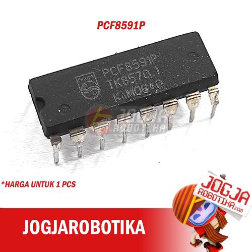 Jual PCF8591P PCF8591 IC 8-bit A/D and D/A converter DIP 16 Pin - Kab ...
