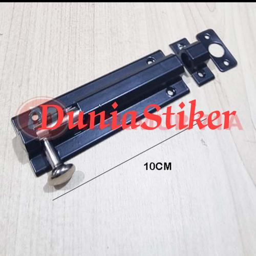 Jual GRENDEL PINTU ALUMINIUM 4 inc 10cm HITAM - Jakarta Barat ...