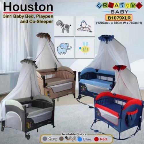 Jual baby box tempat tidur bayi Pliko creative houston 1709 3in1 ...