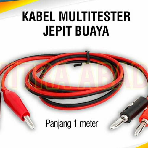 Jual KABEL PROBE MULTIMETER BANANA PLUG KE JARUM JEPIT BUAYA ...
