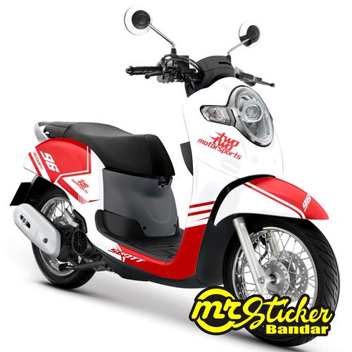 Jual Decal scoopy full body Full Blok New Fi 2017-2020 ttm putih - Kab ...