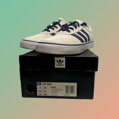 Jual Sepatu Shoes Adidas Skateboard Adi Ease White (With Box) - Kota ...
