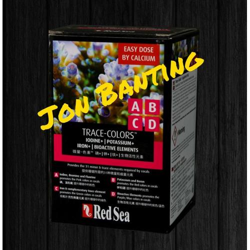 Jual Paket Red Sea Trace Colors ABCD LENGKAP 4x 25ml 50ml Repacked ORI ...