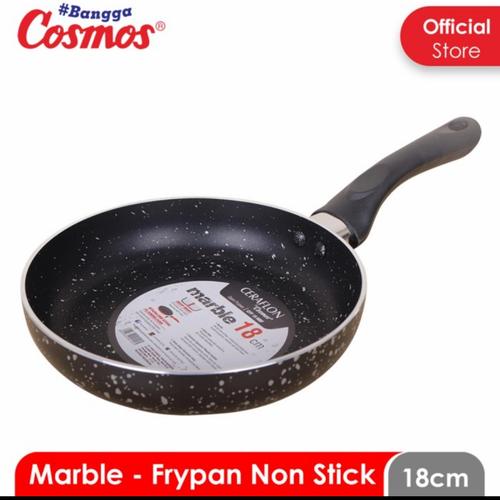 Jual Wajan Marble Teflon Frypan Cosmos Ceraflon Royale CFP 18 MBF ...