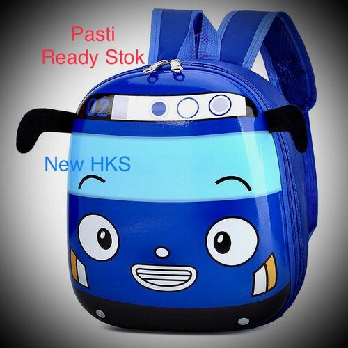 Jual Tas Ransel Sekolah Anak Backpack Model Bus Tayo - E-300 - Hijau ...
