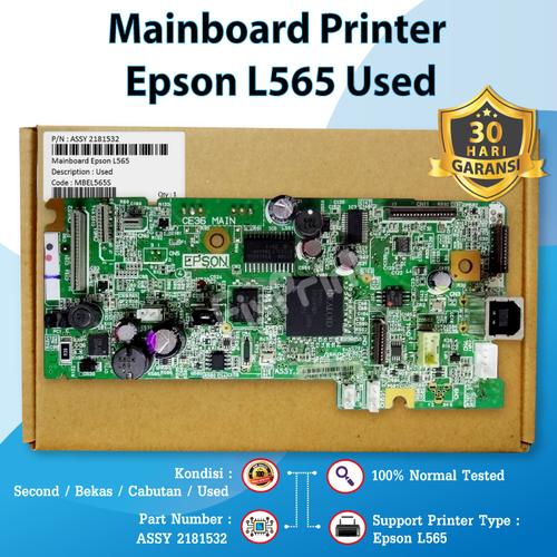 Jual Original Mainboard Epson L565 Board Motherboard Printer L565 L-565 ...