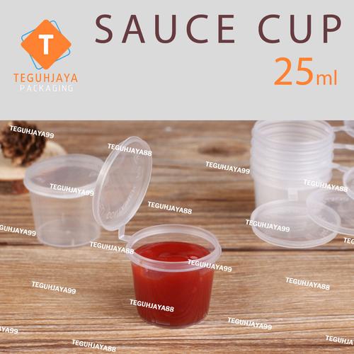 Jual Sauce Cup Container 25ml Tempat Saus Saos Sambal Plastik - Biasa ...