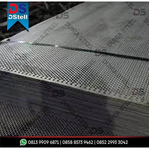 Jual PLAT BESI PERFORATED LUBANG 2MM |TEBAL 1 MM FULL | 120X240 CM ...