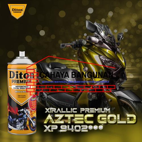 Jual DITON PREMIUM Cat Semprot 400 CC Warna Xirallic Aztec Gold Emas ...