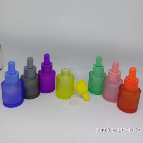 Jual Botol frosted pipet 20ml botol serum pipet frosted warna - Hijau ...