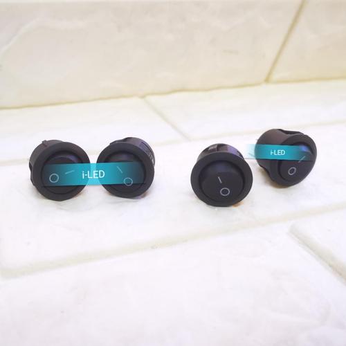 Jual Saklar Lampu Switch On Off Tanam Mebel Lemari Hias Hitam - Kota ...