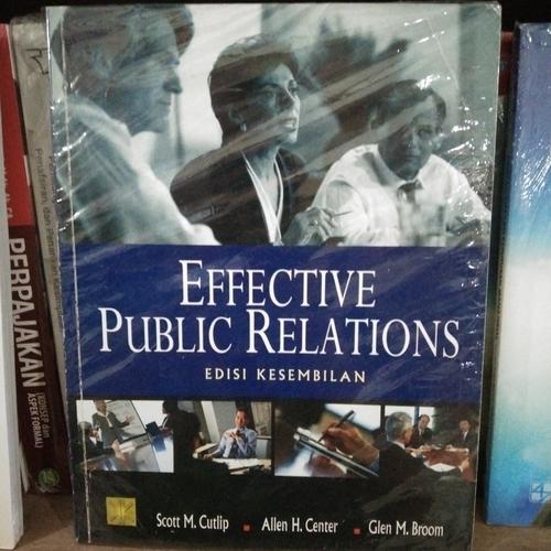 Jual ORIGINAL Effective Public Relations edisi 9 Scott Cutlip Center ...