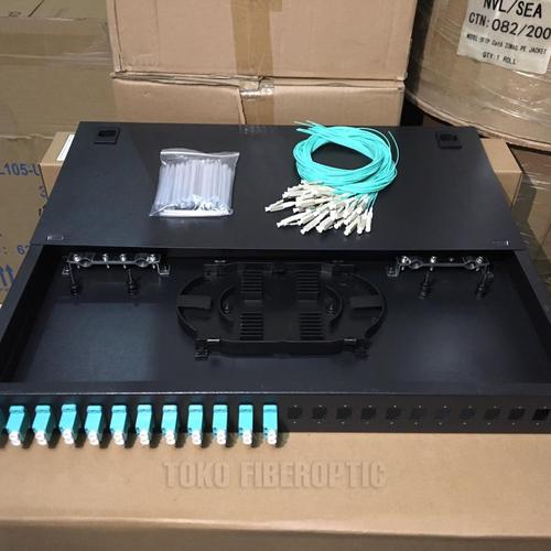 Jual OTB 24 port rackmount LC OM3/ ODF 24 port LC multimode OM3 ...