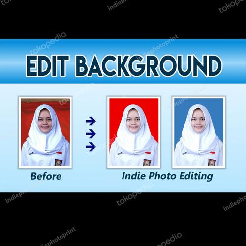 Jual edit background pass photo - Kota Tangerang Selatan ...