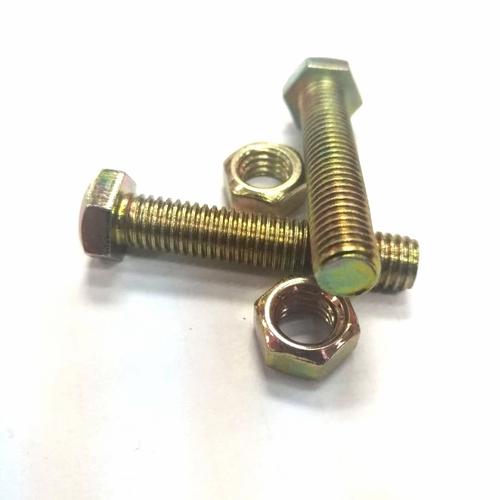 Jual Baut Mur Kuning M6x40 BMK M6 x 40 Baut Mur Besi Kuning Set ...