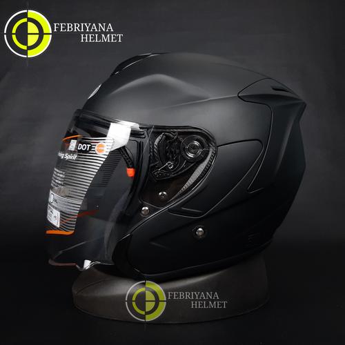 Jual HELM INK DYNAMIC SOLID BLACK DOFF SINGLE VISOR - Kab. Bogor ...