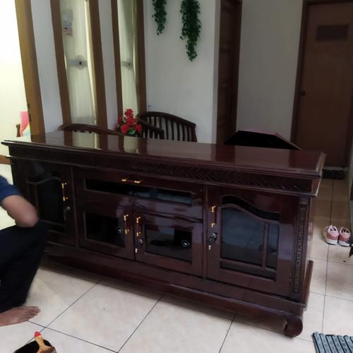 Jual bupet tivi/ lemari pajangan/ kayu jatimanium tua - Jakarta Timur ...