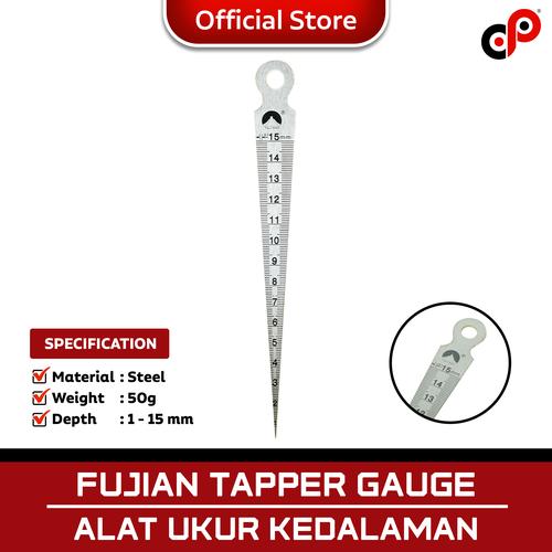 Jual Tapper Gauge Fujisan 1 - 15mm | Fujian Taper Gage - Jakarta Pusat ...