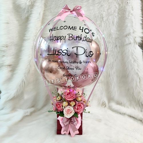 Jual Buket Balon / Buket bunga/ fererro rotcher/ balon box/ balon latex ...