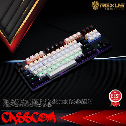 Jual Rexus Keyboard Gaming Mechanical Legionare MX5.2 TKL - OceanBL-Red ...