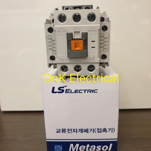 Jual Magnetic Contactor/Kontaktor 3 Pole 220VAC Metasol LS MC-40A/MC40A ...