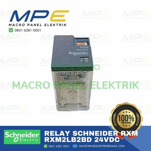 Jual Relay SCHNEIDER RXM2LB2BD 24VDC 24 VDC 6A 8 Pin 8 Kaki Original ...