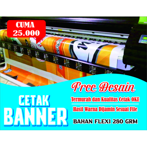 Jual CETAK SPANDUK CUSTOM BANNER FREE DESIGN 280g MURAH DESAIN GRATIS ...