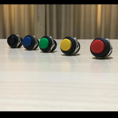 Jual SWITCH PUSH BUTTON SAKLAR PUSH ON 2 PIN BULAT 6A 125V 3A 250V R13 ...