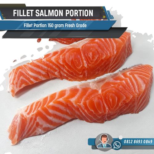 Jual Salmon Fillet Portions @150gr / Salmon Murah / Salmon Fillet Segar ...