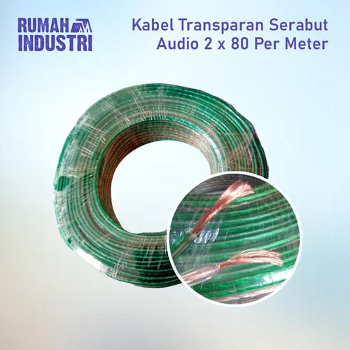 Jual Kabel Transparan Listrik Kabel Audio 2 x 80 Per Meter - Kab ...