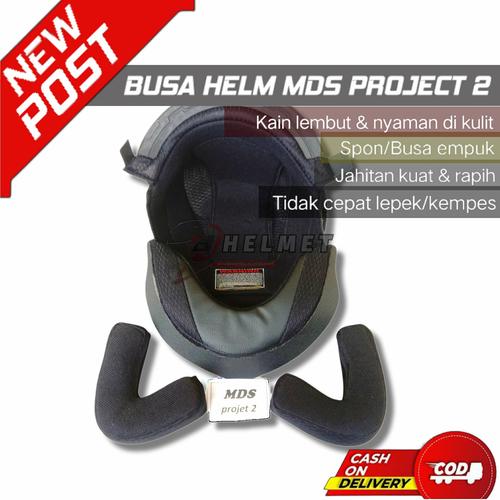 Jual Busa Helm Mds Project 2 Spon Helm Busa Pipi Kepala Bantalan Leher ...