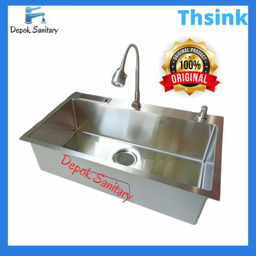Jual kitchen sink stainless 7545 thsink/ kitchen sink 7545 thsink ...