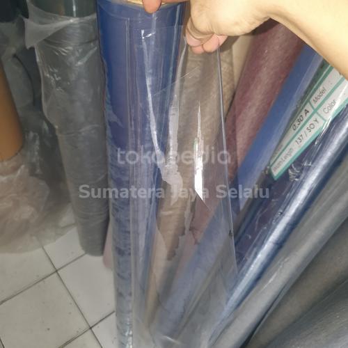 Jual PLASTIK KACA MIKA LENTUR BENING/PLASTIK LAPIS MEJA TEBAL MURAH 0.30MM - 0.30, 1 meter ...