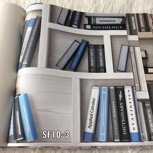 Jual Wallpaper Dinding Motif Rak Buku 3D Modern Sf - Kota Bekasi ...
